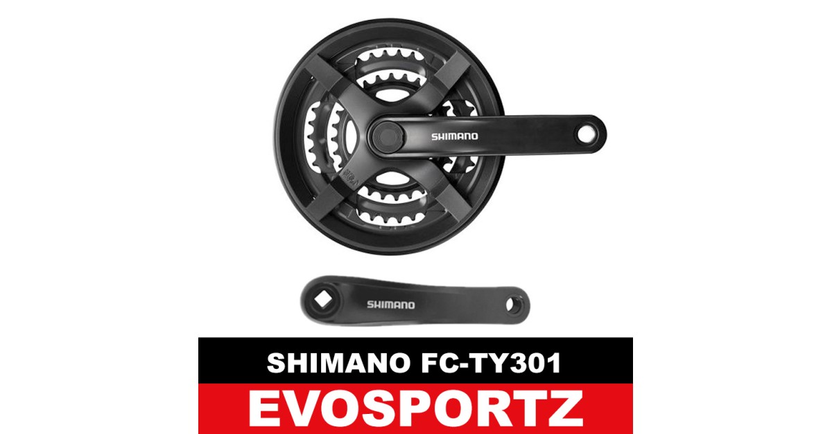 Shimano FC-TY301 Crankset | EvoSportz Singapore
