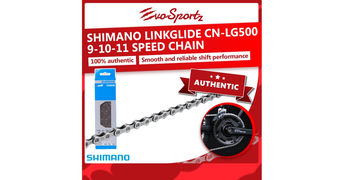 Shimano CUES LINKGLIDE CN-LG500 9 Speed Chain | EvoSportz Singapore