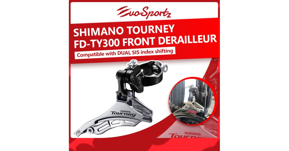 Shimano Tourney FD-TY300 Front Derailleur | EvoSportz Singapore