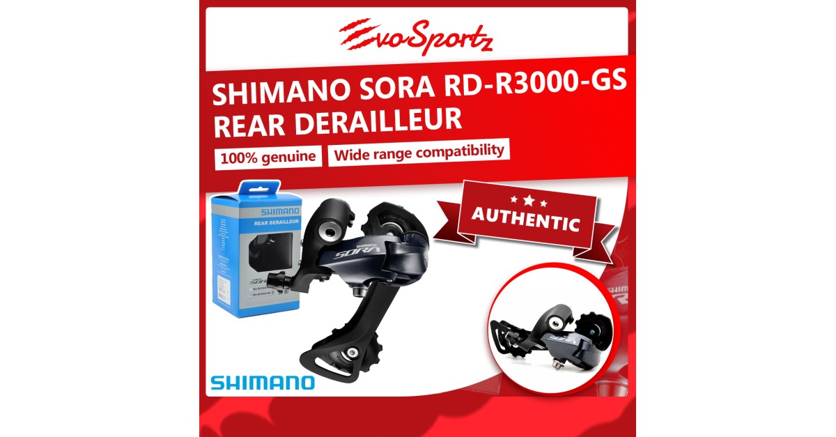 Shimano SORA RD-R3000-GS Rear Derailleur | EvoSportz Singapore
