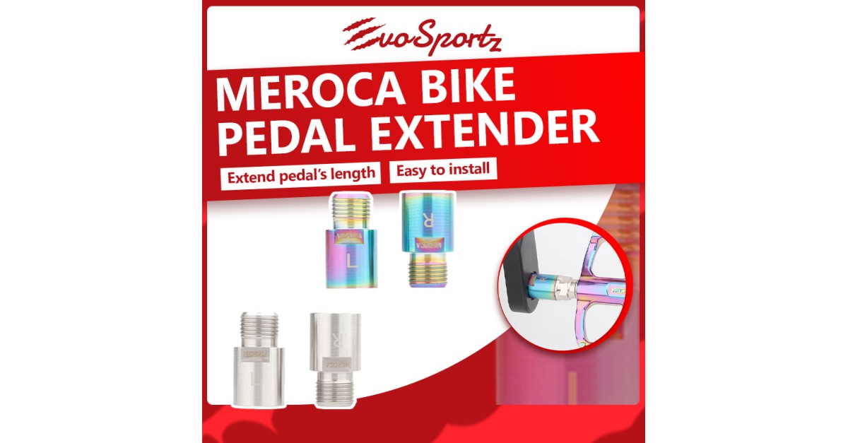Meroca Bike Pedal Extender | EvoSportz Singapore