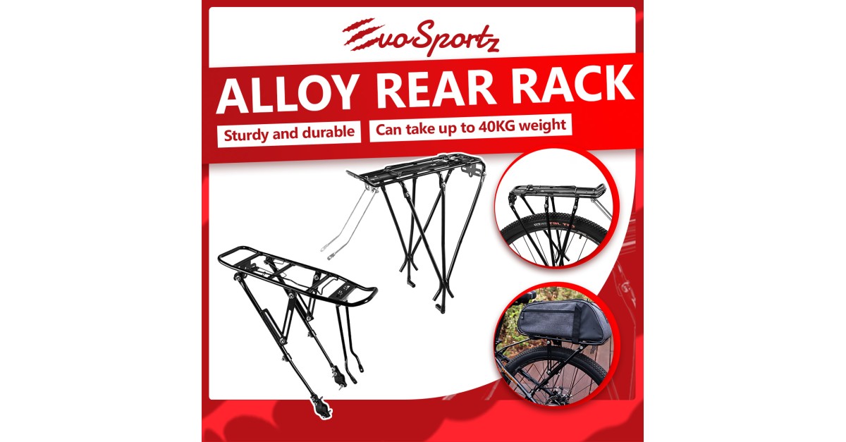 Bicycle Alloy Rear Rack | EvoSportz Singapore