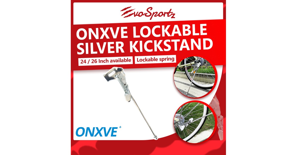 ONXVE Lockable Silver Kickstand | EvoSportz Singapore