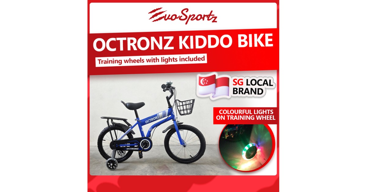 Octronz Kiddo Bike (Blue) | EvoSportz Singapore