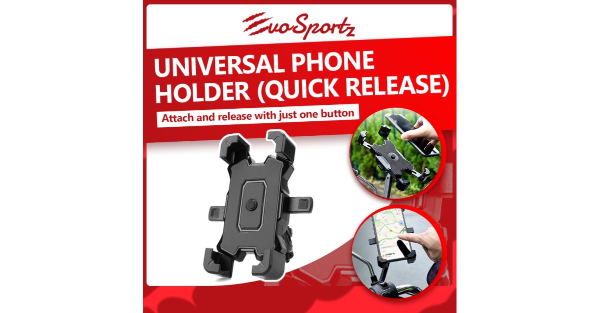 Universal Phone Holder (Quick Release) | EvoSportz Singapore